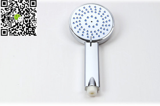 Chrome Plated Silver Shower Head Sets / Ceiling Fixed Shower Head With Handheld