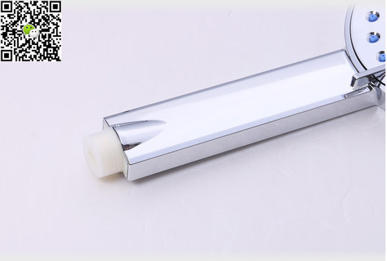 Aluminium Silver Overhead Rain Shower Head With Handheld Wall Mount Rainfall