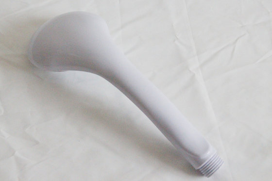White Plastic Water Saving Handheld Shower Heads Single Function For Bathroom