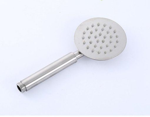 Eco Friendly Water Saving Shower Heads , Hand Held Shower Spray Chrome Plated