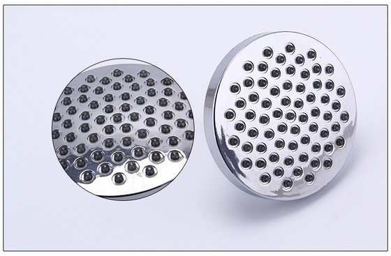ABS Round Adjustable Shower Head For Bathroom 90 * 80MM Without Battery