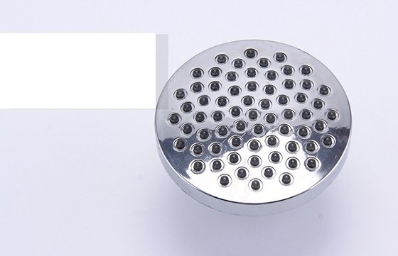 ABS Round Adjustable Shower Head For Bathroom 90 * 80MM Without Battery