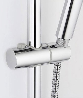 Customized Handle Shower Slide Bar For Bathroom with Hidden Lifting Button
