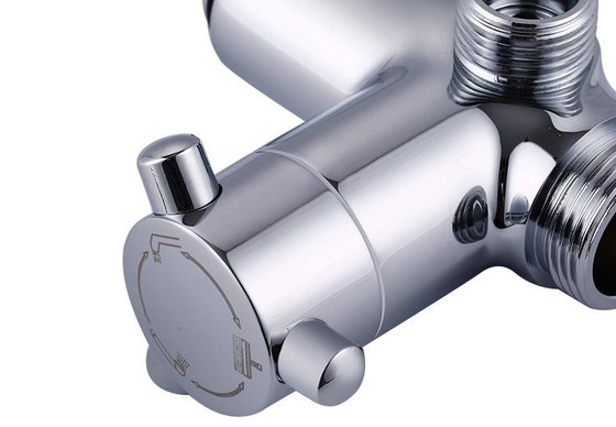 Hand Held Dual Shower Head Diverter Valve / Shower Water Diverter