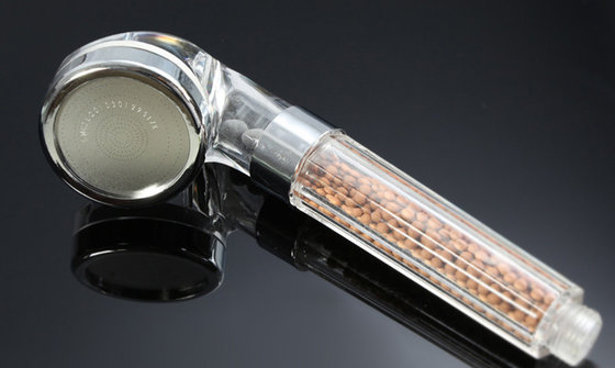 Eco Friendly Handheld SPA Ionic Shower Head Healthy Care ABS Chrome