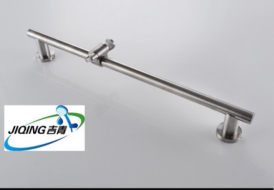 Wall Mounted Bathroom Shower Slide Bar Chrome Plated Head Holder Easy Install