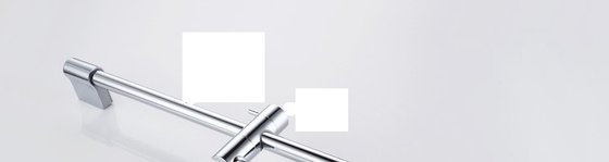 Bathroom Hand Shower Slide Bar / Adjustable Shower Rail Polished Chrome