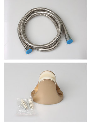 Water Saving Hand Held Shower Head With Long Hose / Shower Spray Head
