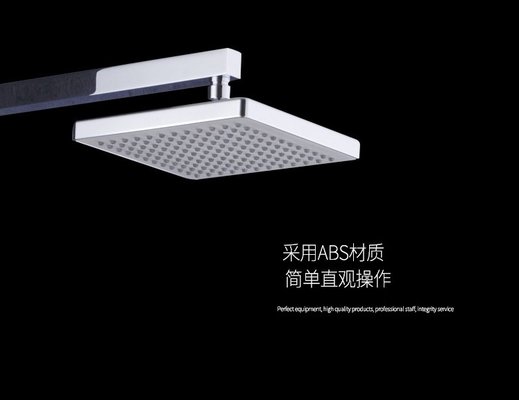 Waterfall Overhead Monsoon Shower Head Luxury Rain Shower Head ABS Chrome