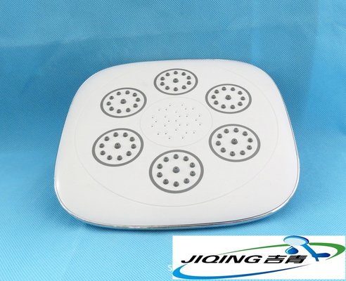 Eco Friendly Square Overhead Rain Shower Head Water Efficient In Bathroom