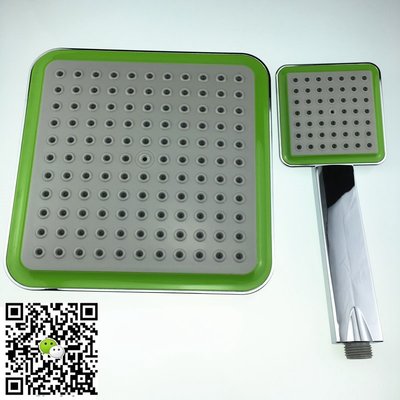 Overhead Shower Head Stainless Steel Cover , Ceiling Rain Shower Head With Handheld