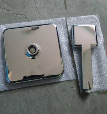Rainful Wall Mounted Bath Shower Set , Double Combination Shower Head And Handheld