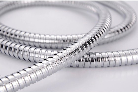 High Glossiness Metal Flexible Shower Hose Replacement Anti twist for Bathroom