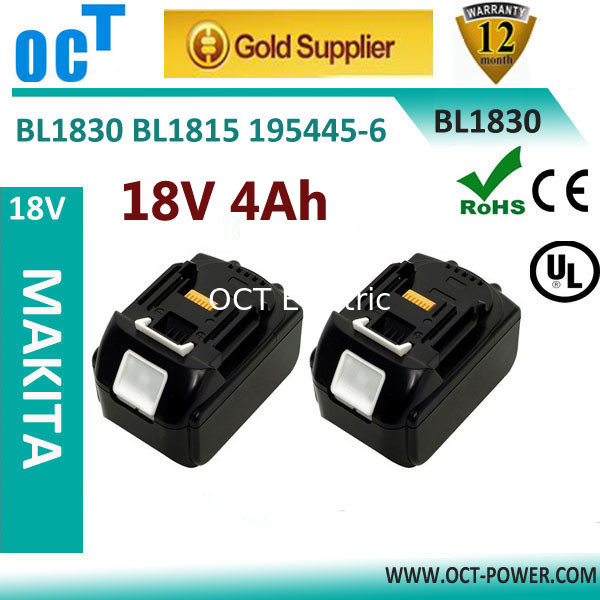 Replacement Makita battery 18V 4.0Ah Li-ion for makita BL1830 battery ,makita 18V battery