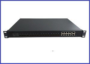 SNMP Telnet CLI management 8 PON ports GEPON OLT with 8 * GE + 8 *GE SFP uplink