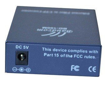 20km SM SC single fiber Gigabit WDM 10/100/1000M fiber media converter