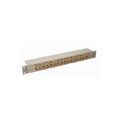 1 U 19' rack mount 1.6/5.6 coaxial 16 E1 Balun Panel 120ohm to 75ohm converter
