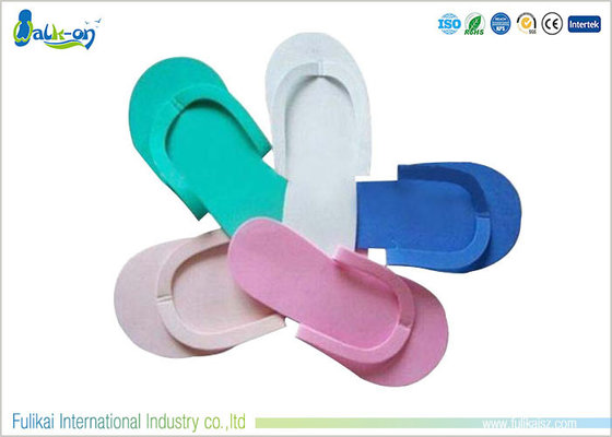 Colorful  Foam Disposable Flip Flops Strap Stitching For Bathroom