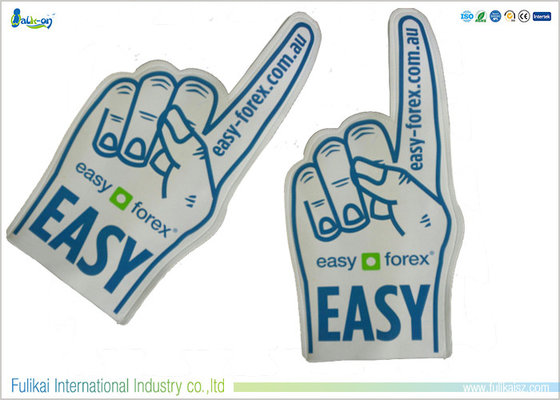 Bank Advertising White EVA Foam Hand  6mm Thick Sewing Process