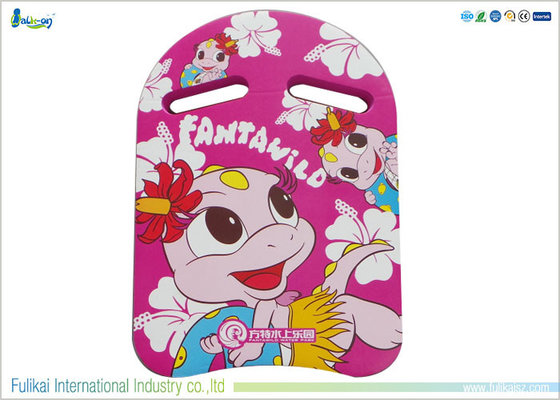 Cartoon Pink Color Swimming Kickboard With Heat Transfer Printing