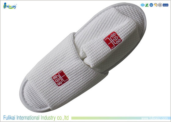 Comforable SPA Bathroom Disposable Flip Flops With Mesh Fabric Vamp