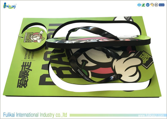 Wholesale EVA Flip Flops, Customized Cartoon Characters Printing Slippers