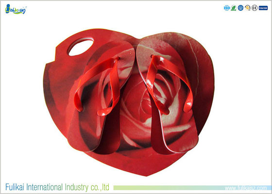 Lady Die - Cut Heat Transfer Printing EVA Flip Flops With PVC Strap