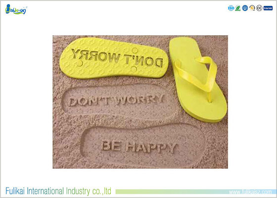 Yellow EVA Beach Wedding Flip Flops