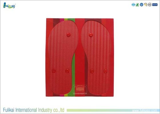 Red Beach Wedding Womens Size 12 Flip Flops CE / ROHS /  REACH / SGS