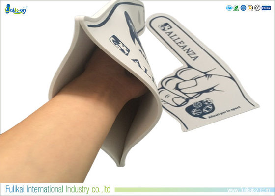 White Custom Football EVA Foam Hand Number One High Density CE