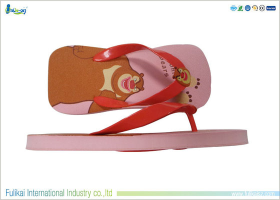 Cartoon Style Rubber Flip Flops , Footprint Womens Size 12 Wide Flip Flops