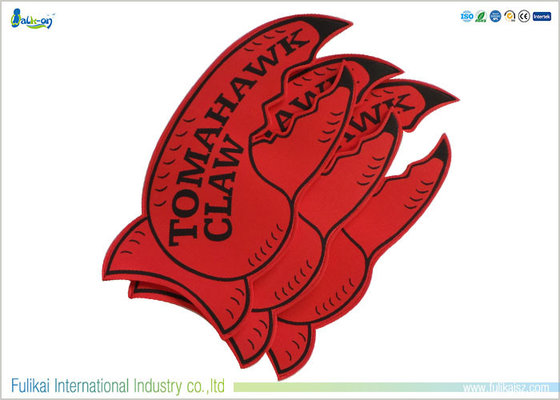 Red Claw High Density Eva Foam Hand Football With Black Printing