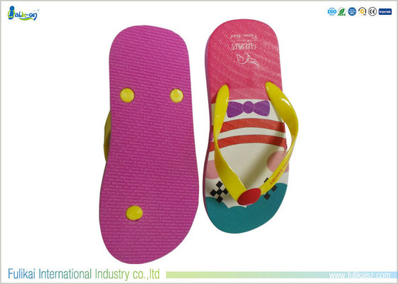 Comfortable Baby Rubber Flip Flops Skid Proof With Fashion Style