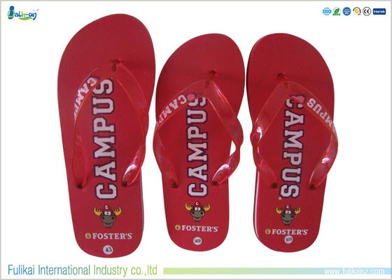 OEM Leisure Blue EVA Beach Slipper PVC Strap With Bottle Opener