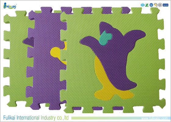 Custom Eva Floor Mat Children 10mm Thick Animal Shape Pounch Out