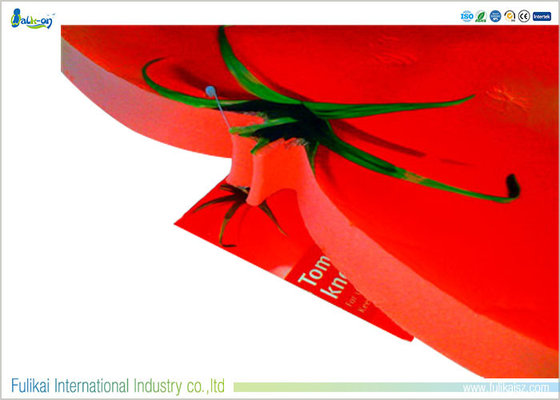 Red Apple Shape EVA Foam Kneeling Pad Heat Transfer Printing