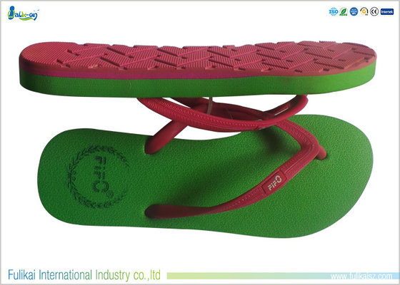Outdoor Foam EVA Flip Flops Two Color With PVC Strap For Beach
