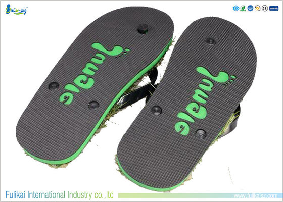 Artificial Grass Flip Flops EVA Fashion Personalized Hollow Out