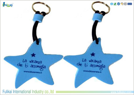 Personalized Blue High Density  EVA Foam Toys Kids Key Chains