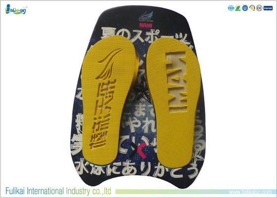 Outdoor Unisex Die - Cut Black Beach Slipper For Women CE / ROHS