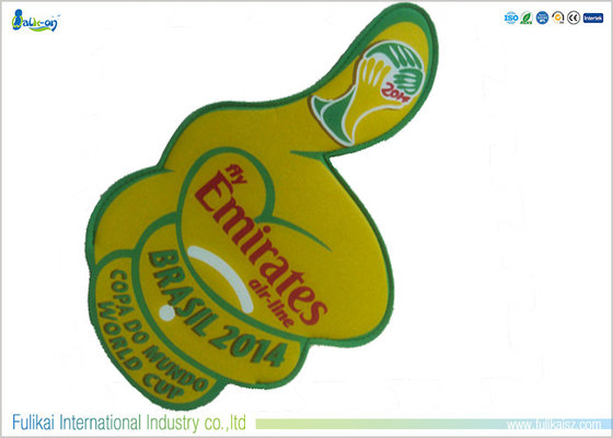 Sewing Printed Foam Hands , Personalized Foam Fingers 180 * 100mm