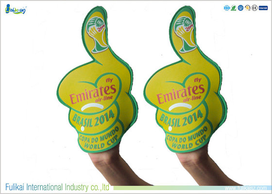 Sewing Printed Foam Hands , Personalized Foam Fingers 180 * 100mm