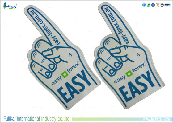 Bank Advertising White EVA Foam Hand  6mm Thick Sewing Process
