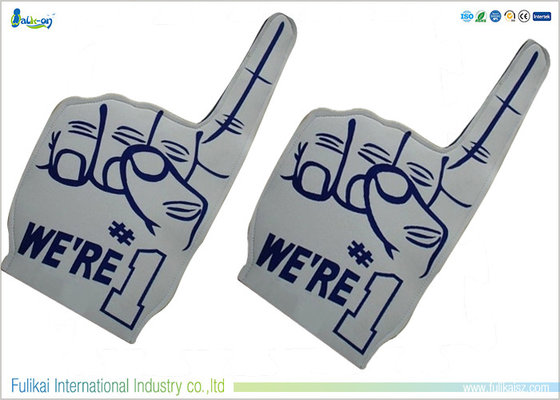 Football Blank Foam Fingers , Custom Foam Fingers No Minimum