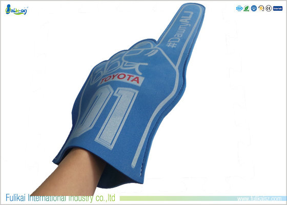 Car Advertising Blue EVA Foam Hand Waterproof  Print On One Side