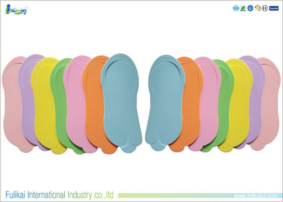 Comfortable Rainbow Disposable Flip Flops With EVA Foam Material