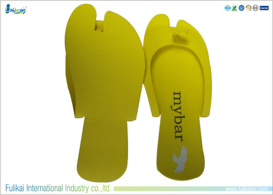 Yellow Disposable Flip Flops High Density Slippers For Men Size 12 