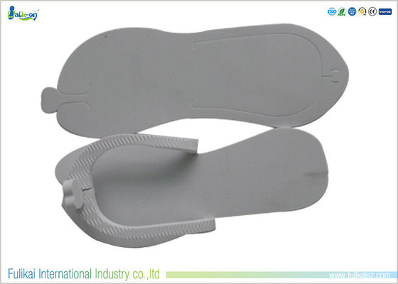 White Thicken Customized Flip Flops , Summer Disposable Foam Slippers