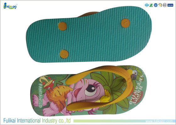 High Density Children Rubber Flip Flops Comfortable Mixed Colors