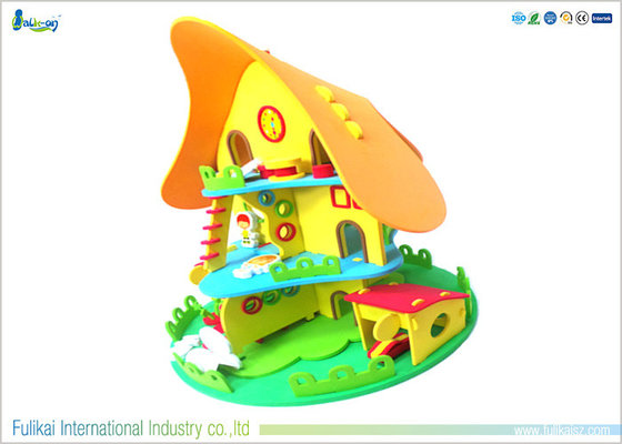 Children Foam Jigsaw Puzzle DIY Unique Double Housing Design